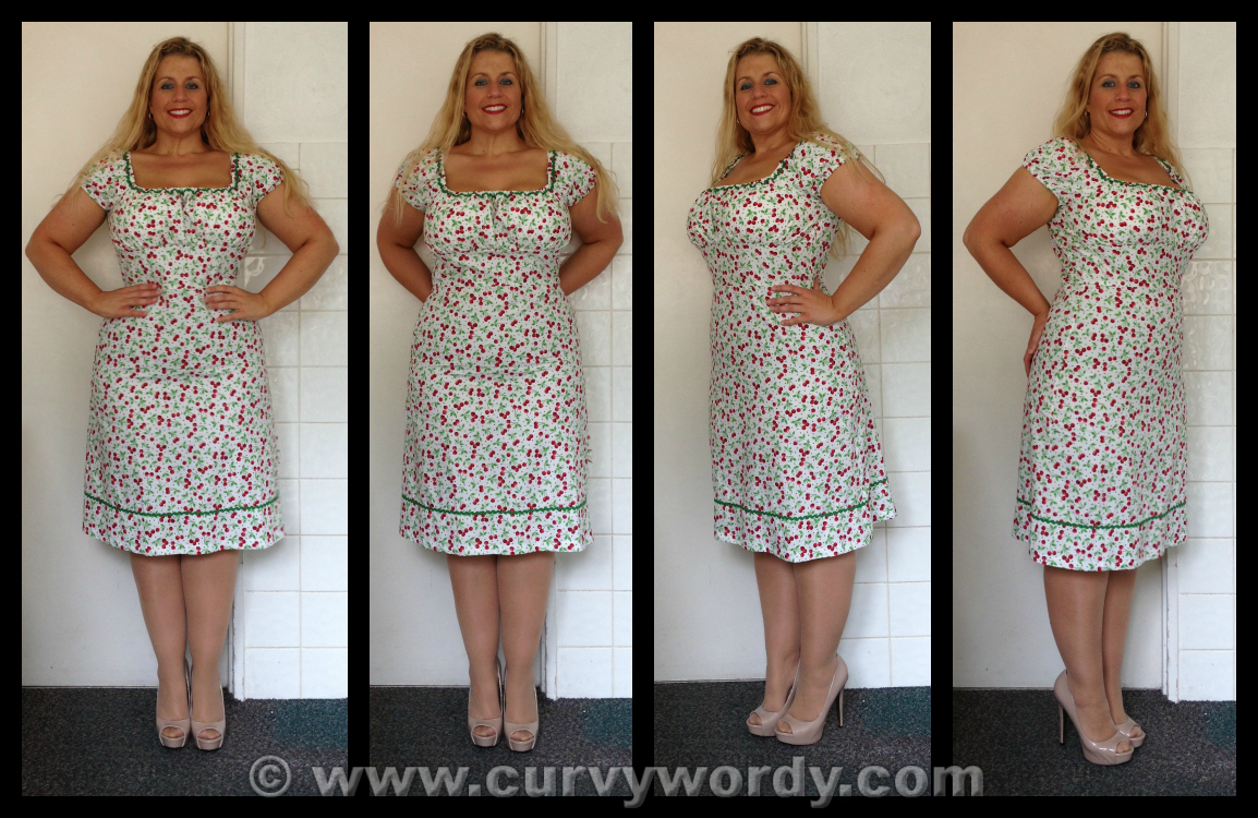 Dollydagger White Cherry Gypsy Dress 18 - Curvy Wordy