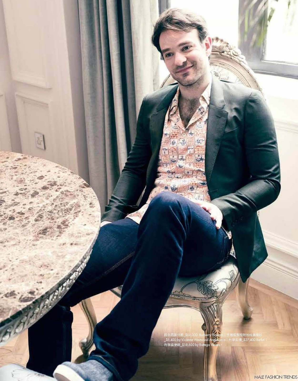 Charlie Cox para Esquire Taiwan Mayo 2016