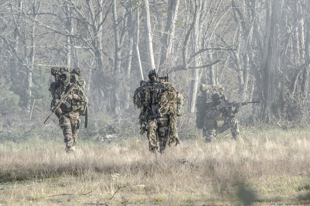 Combat divers of french SOF, underwater commando called "Commando ...