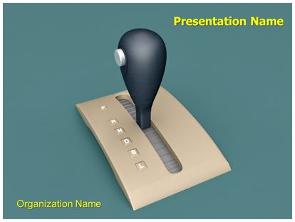 Automatic Car Shift 3D Animated PPT Template
