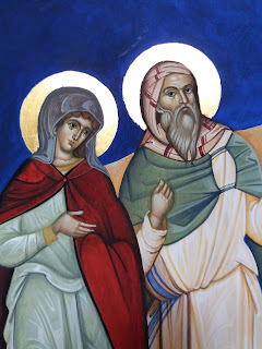 stilando: Icona di Abramo e Sara