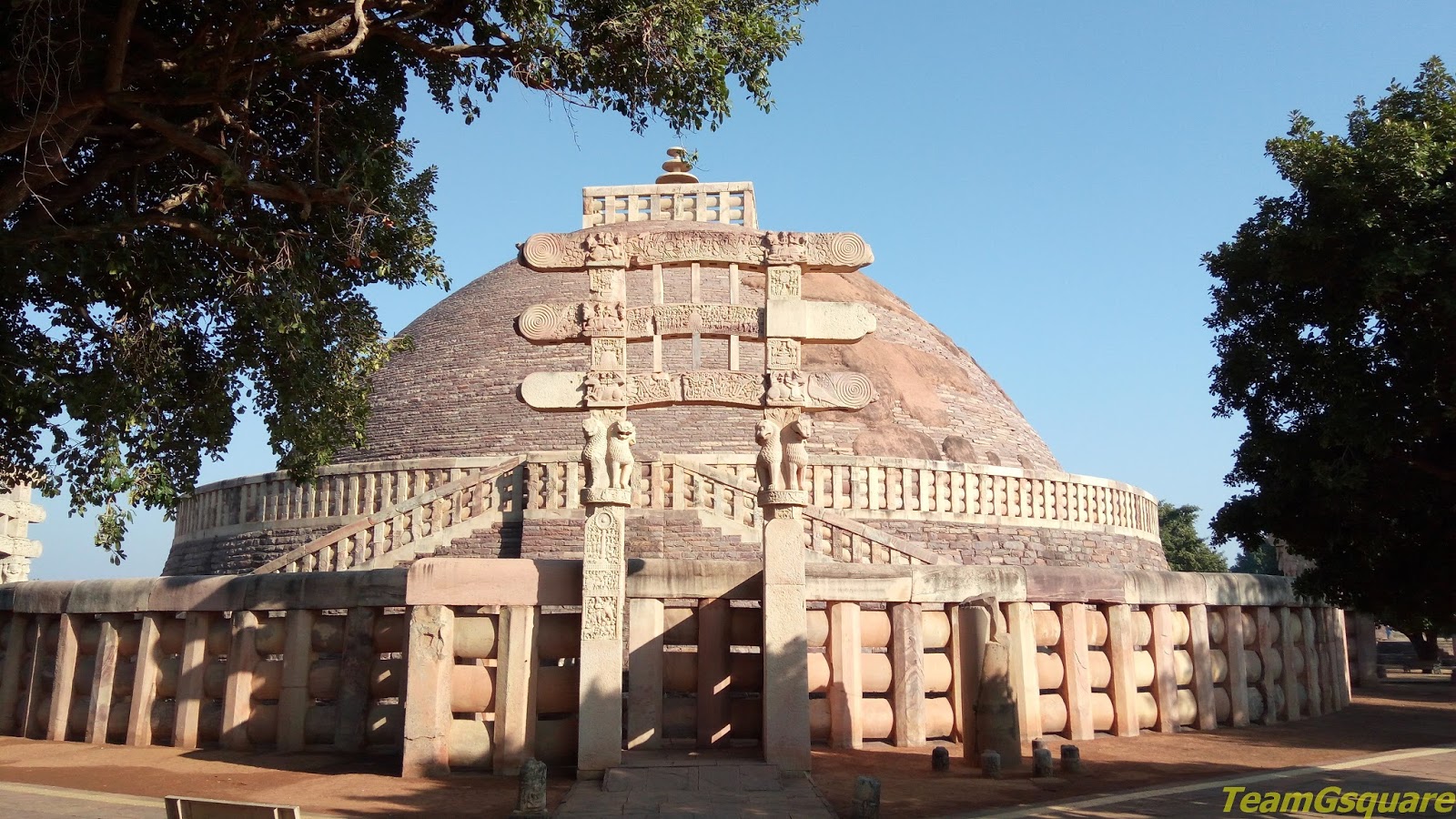 Team G Square: MP Diaries: Sanchi Stupas A Buddhist Master Piece
