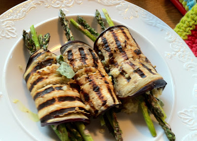 Positively Vegan: Let's Do Brunch - Grilled Eggplant Roulades