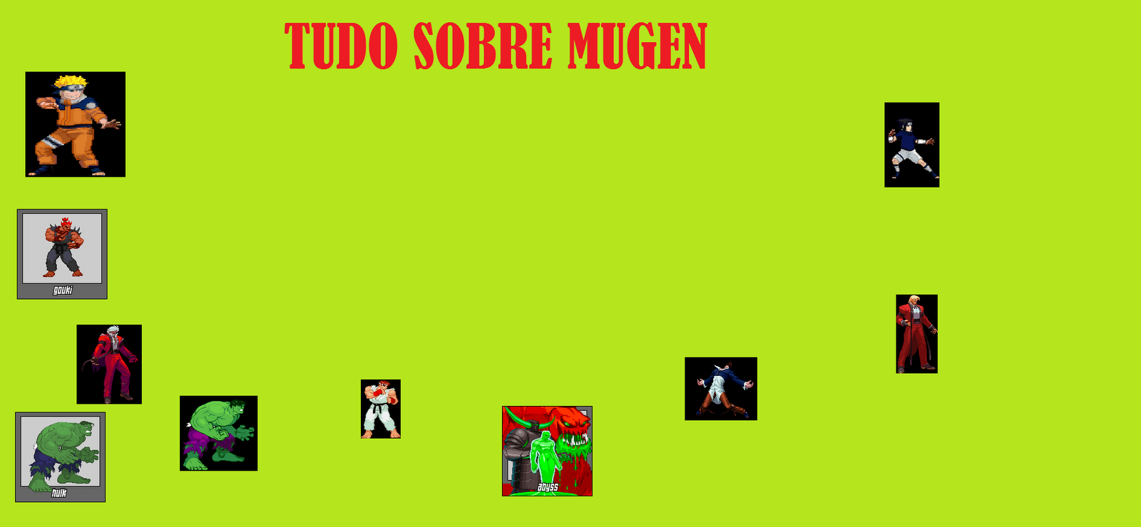 Tudo Sobre Mugen: Winmugen: Download Char Sasuke-kun