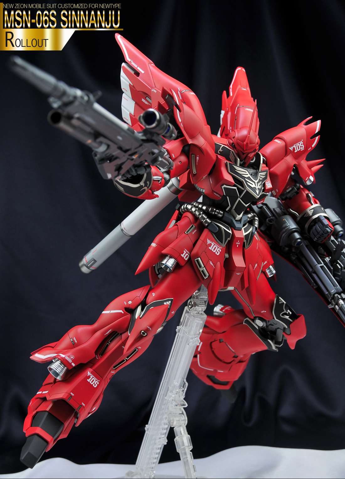 Custom Build: MG 1/100 MSN-04S Sinanju OVA ver. "Detailed"
