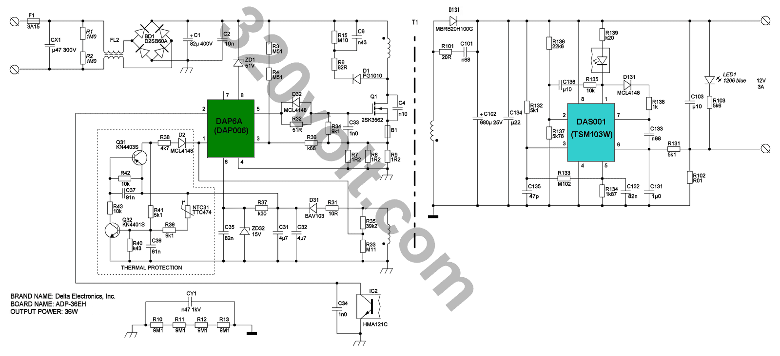 Микросхема 203d6 схема включения - 87 фото