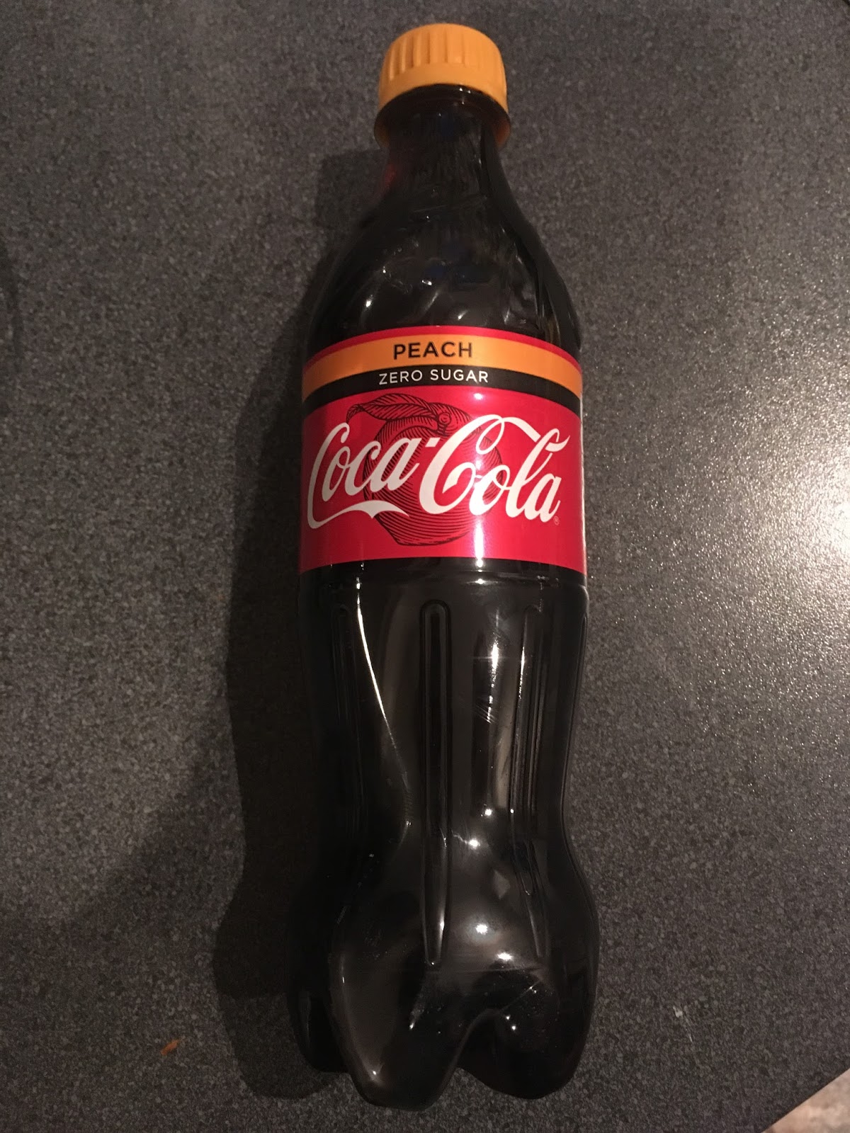 A Review A Day: Today's Review: Coke Zero Peach