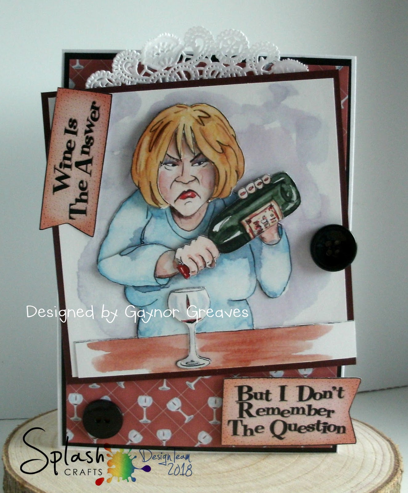 Designs by Gaynor Greaves: The Grumps Designed for Splash crafts