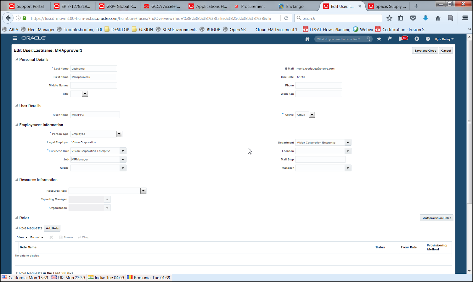 How to create Custom Job Role in Oracle Fusion Application: Job Level ...