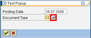 ABAP Tips - 1 : How to Display a Popup and Get Values from User