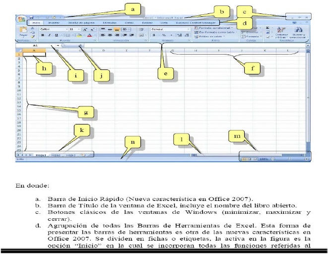 informatica 2013: conceptos básicos de excel