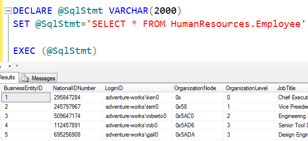 Tech Bheema Sql Server Access Temp Table Created Dynamically
