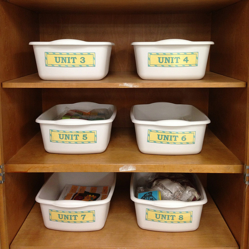 A School Called Home: Organizing Dish Bins