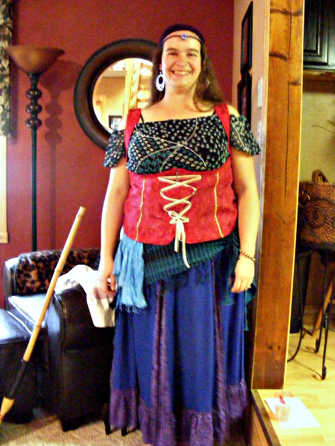 Melissa Lynn D Art: Happy Halloween: How I made my gypsy costume for cheap