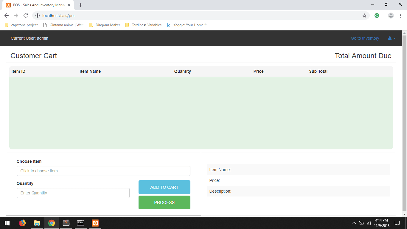 Web-Based POS Sales and Inventory Management System | IT CS Project