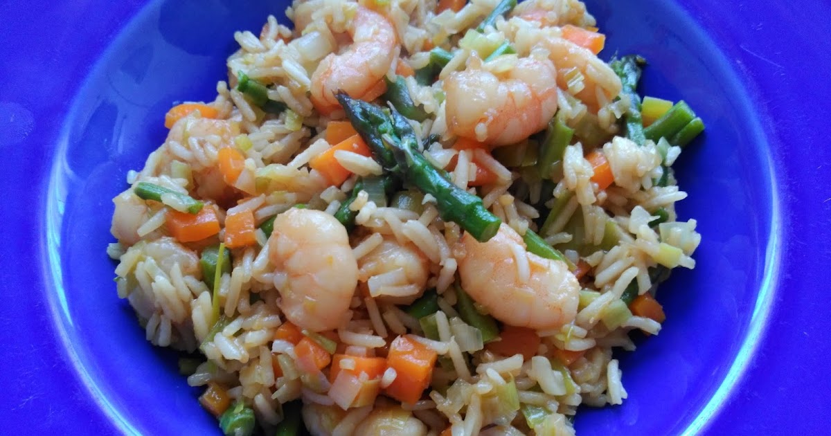 Archivando Recetas: Arroz salteado con verduritas y gambas (Sonando ...