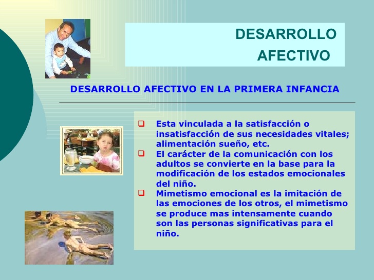 DESARROLLO AFECTIVO EN NIÑOS