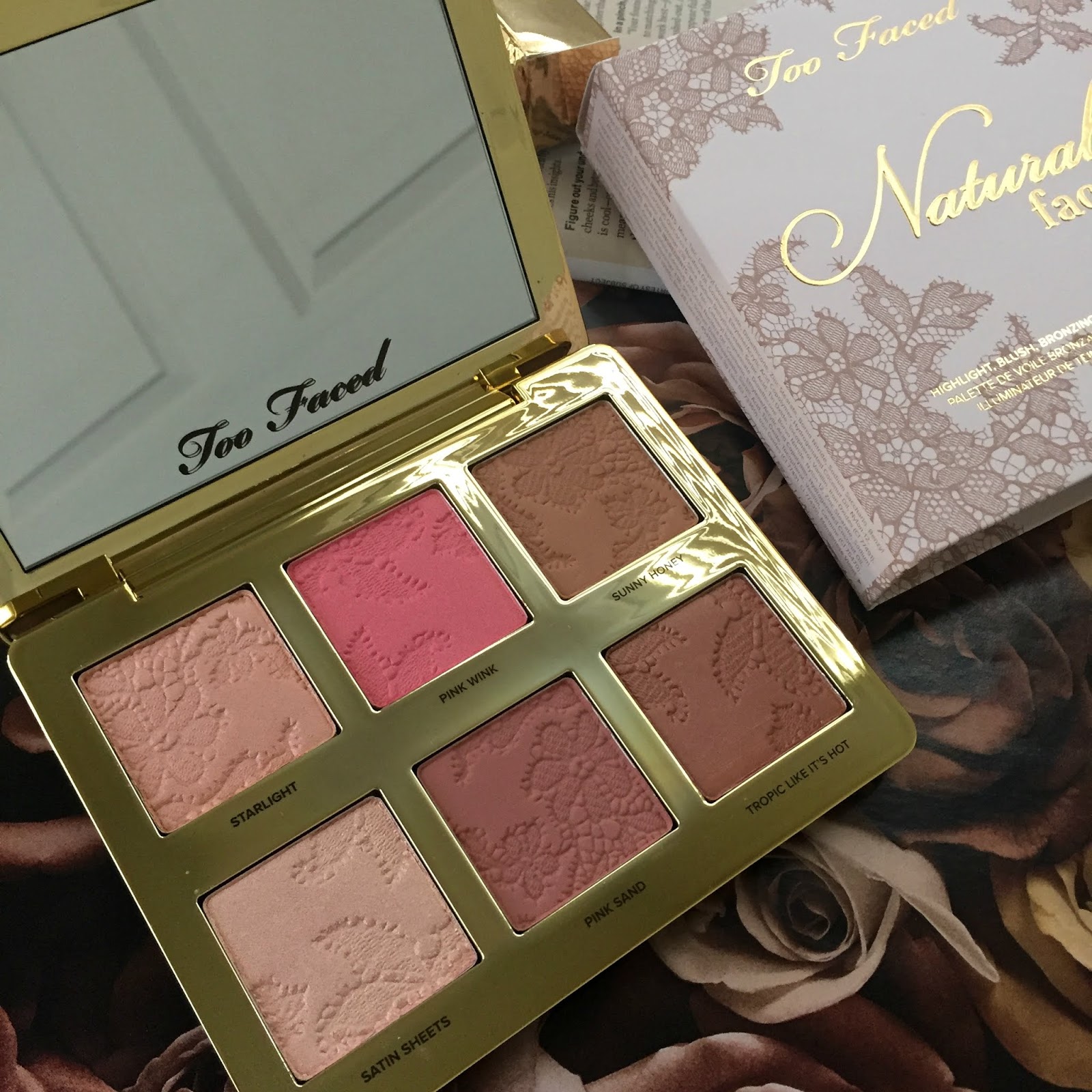 Too Faced Natural Face Palette and Natural Nudes Lipsticks Review and ...