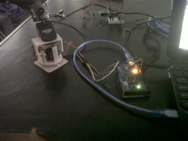 Object Tracking Pantilt Camera Opencv 249 Pada Ubuntu 1404 Dengan Arduino Mega