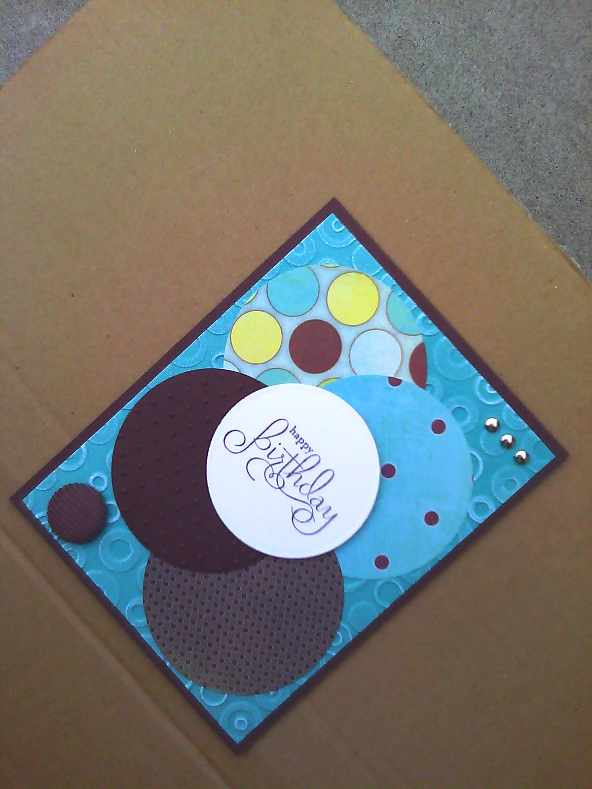 sistochris Scrapbooking and Paper Crafts: Polka Dot Greeting Card Swap