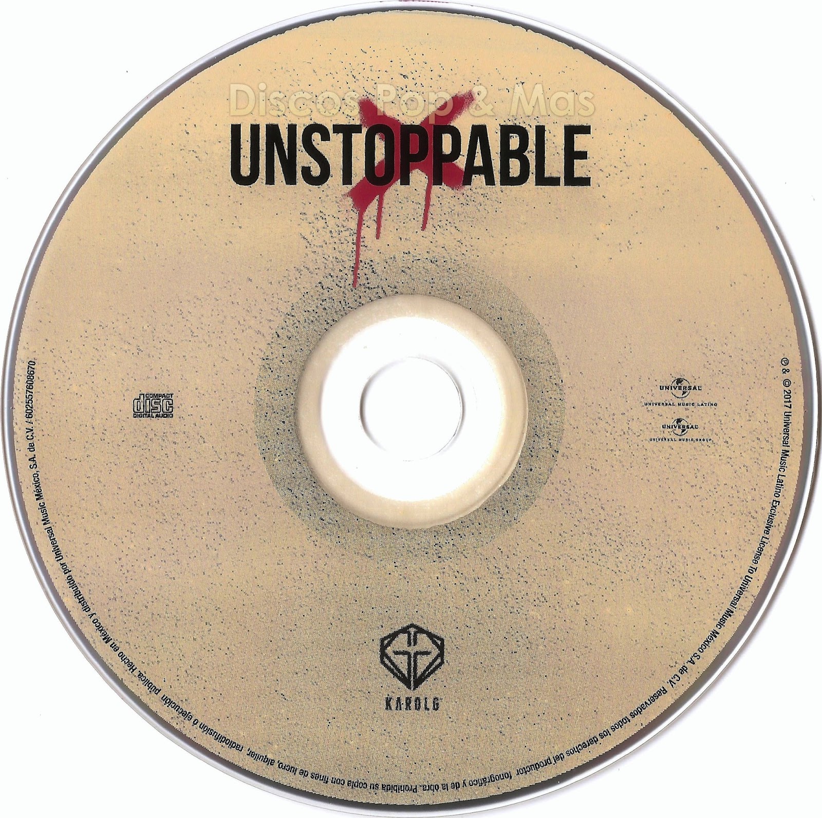 Discos Pop & Mas: Karol G - Unstoppable