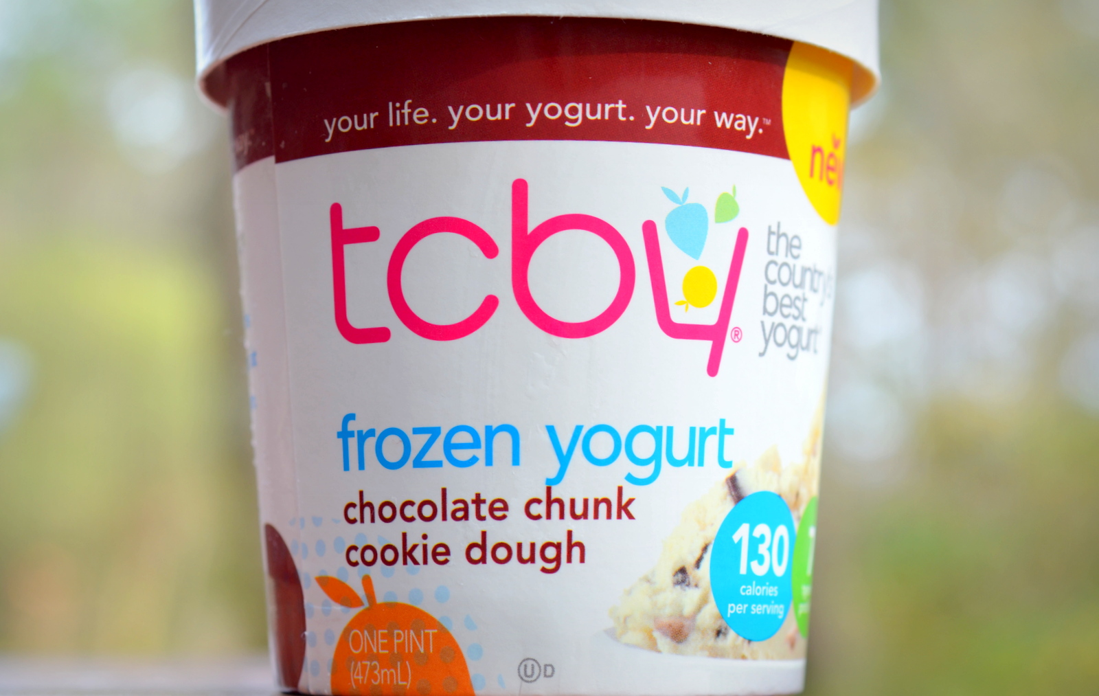 food and ice cream recipes: REVIEW: TCBY Chocolate Chunk Cookie Dough