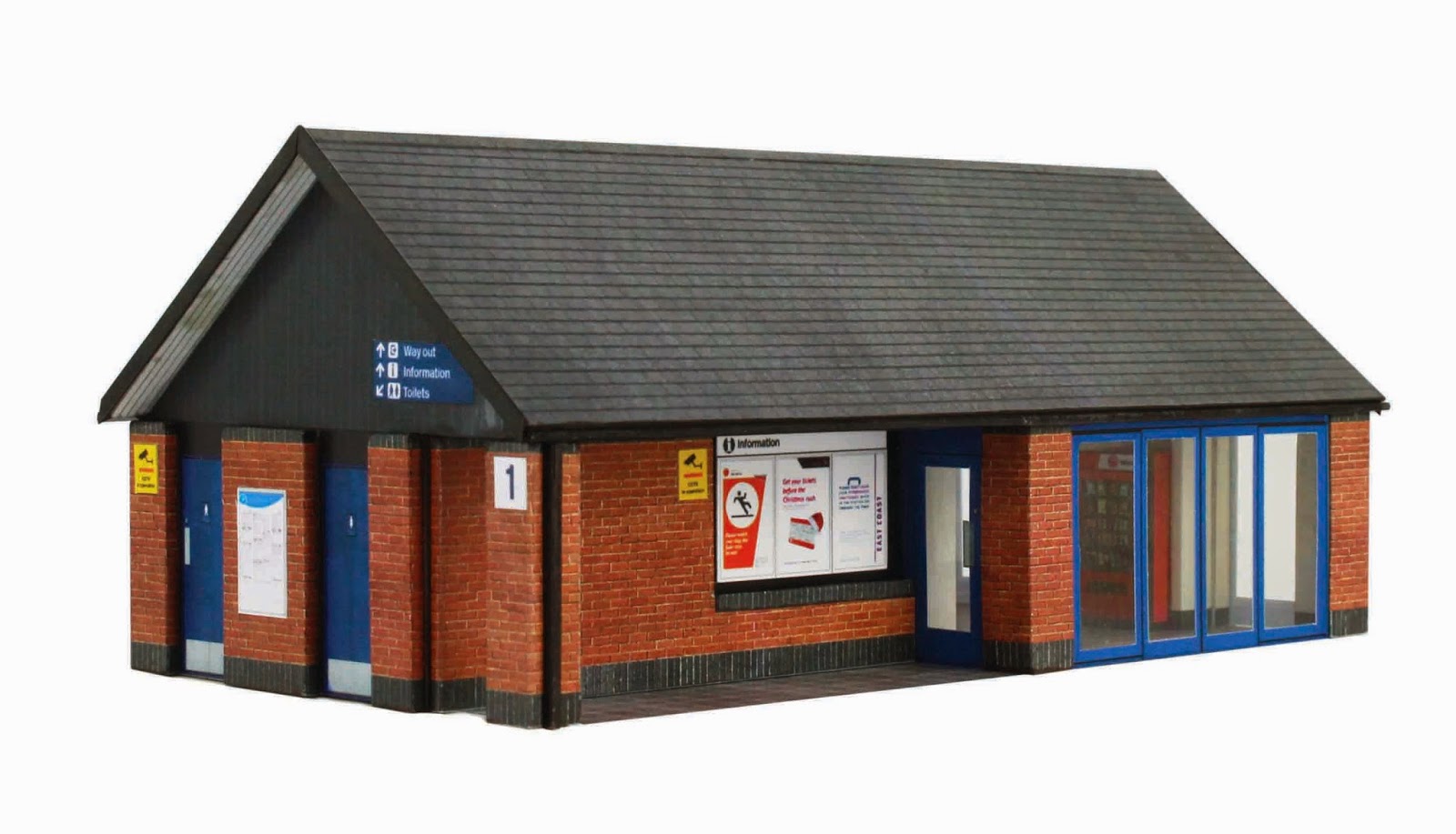 SCALESCENES MODERN STATION