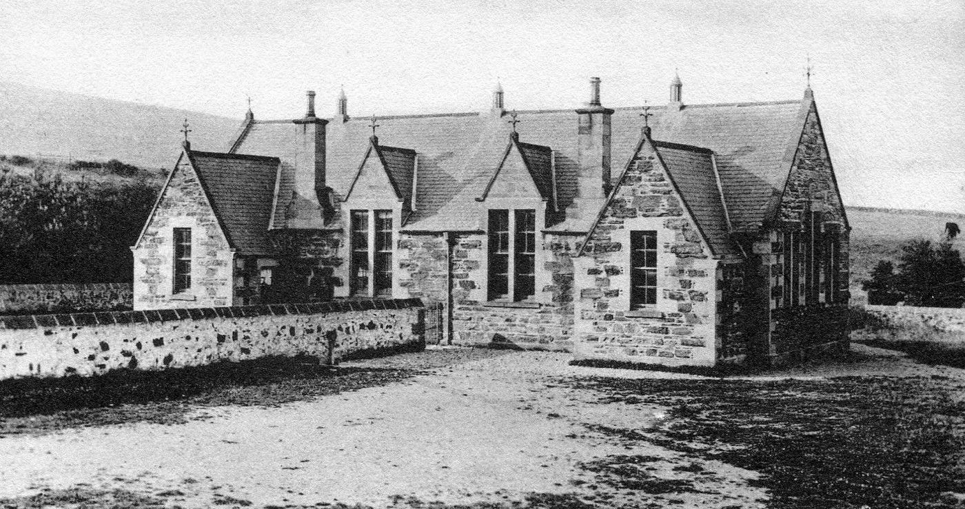 Tour Scotland: Old Photograph School Gartly Scotland