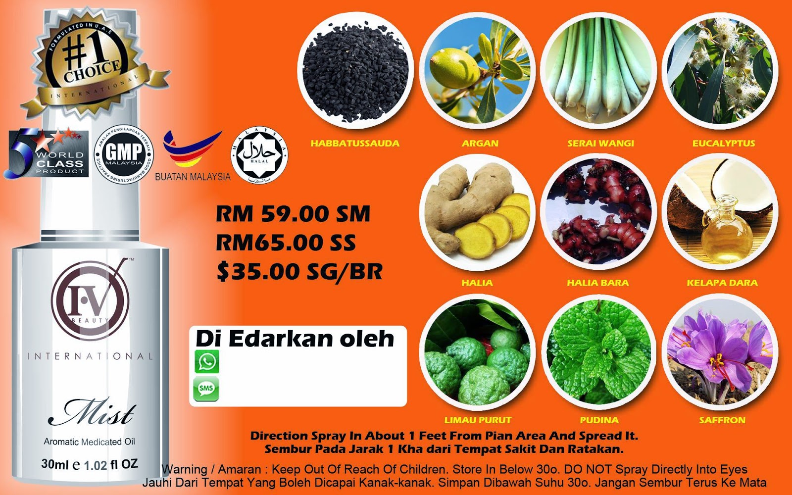 IV Mist-Sembur, Sembur, Sembuh...Insyaallah: Info Produk