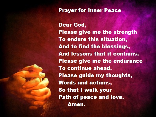 TRANSCEND IN LOVE: Prayer for Inner Peace