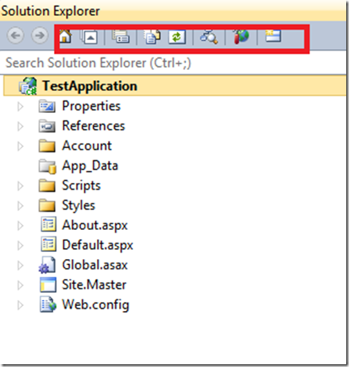 C#: Solution Explorer