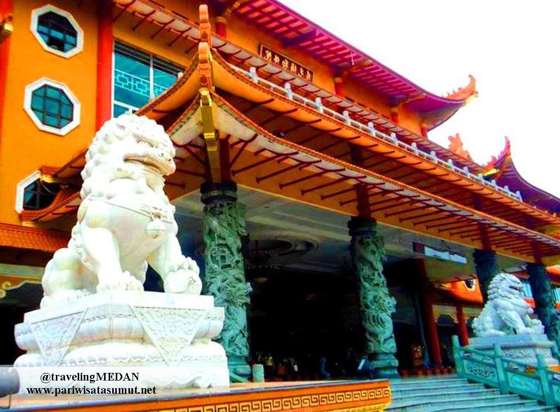 Maha Vihara Maitreya Medan Terbesar Di Indonesia - Pariwisata Sumut