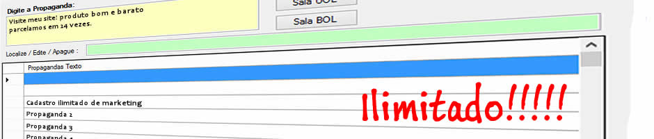 Programa que envia mensagens em sala de bate papo chat uol bol ...