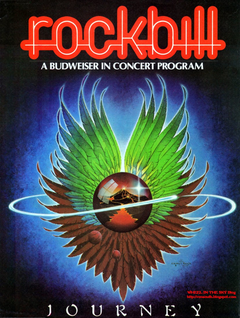 WHEEL IN THE SKY: Journey Rockbill 1979. Tour Guide for the Evolution Tour