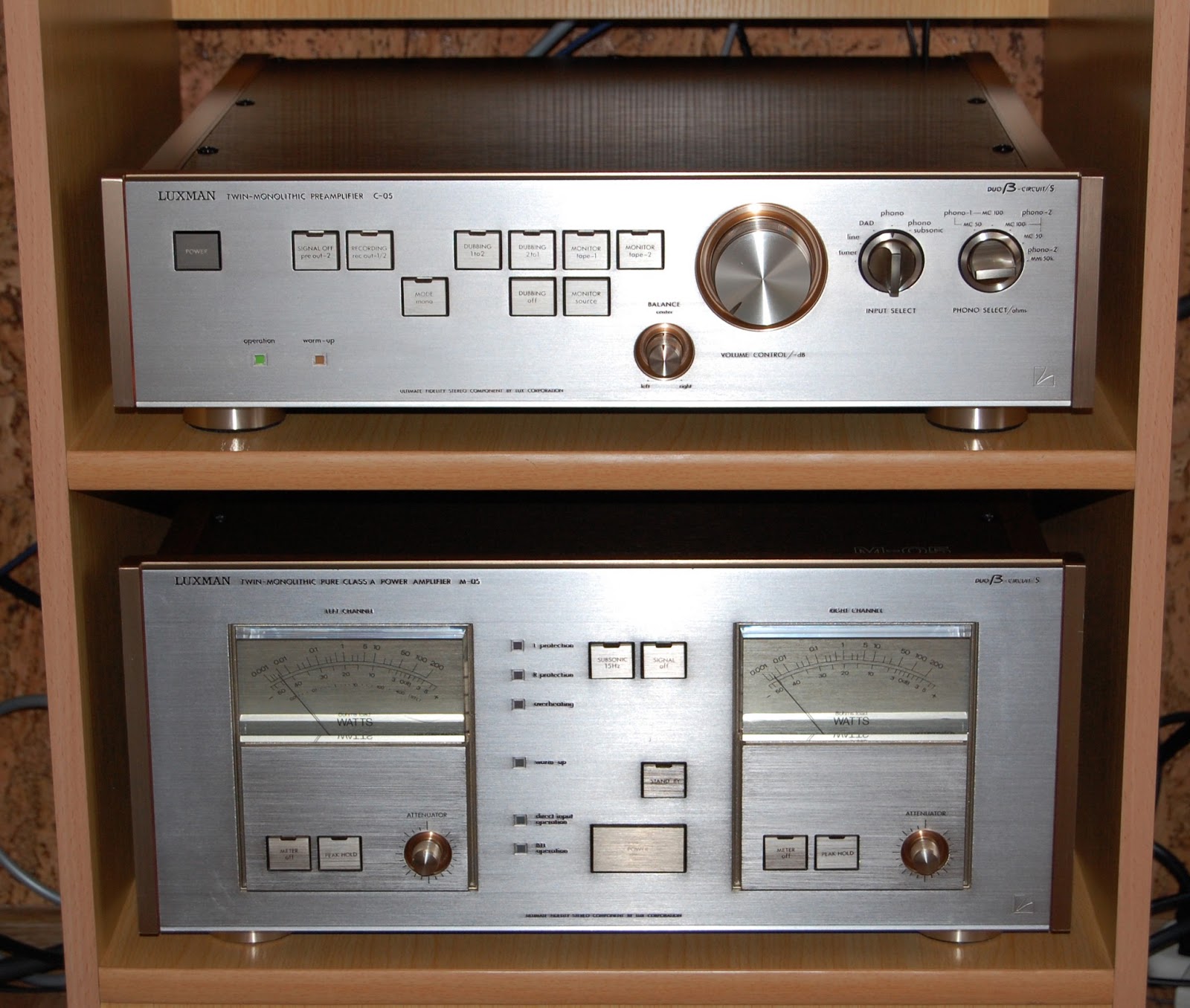 Golden Age Of Audio: LUXMAN C-05,M-05