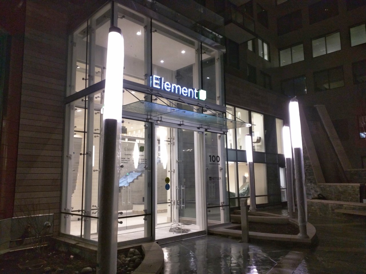 Robert Dyer @ Bethesda Row: Lighted signs installed at Element 28 ...