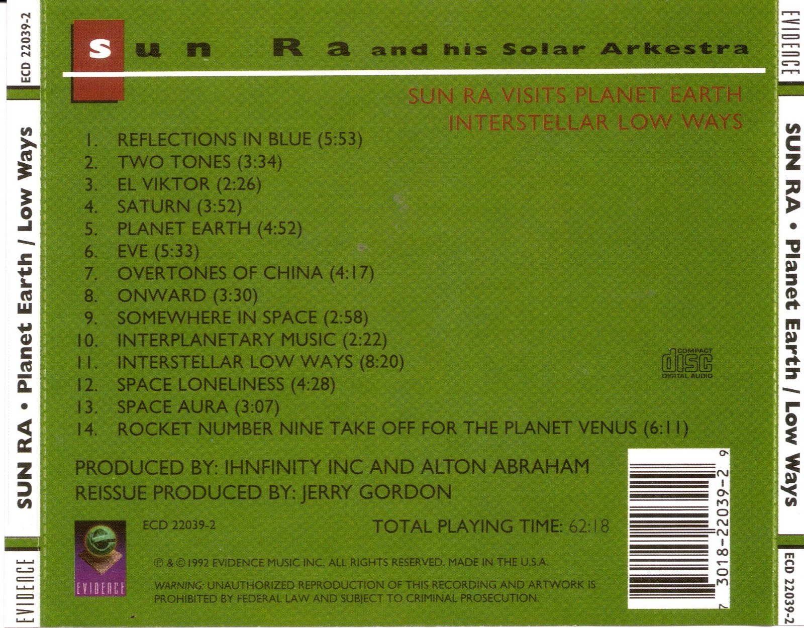 BlogRoddus: Sun Ra - Visits Planet Earth (USA Saturn LP 9956-11-A/B ...