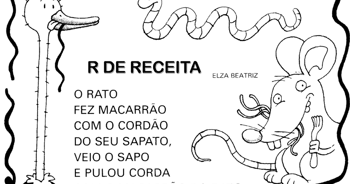 Meu Cantinho Preferido: R de rato