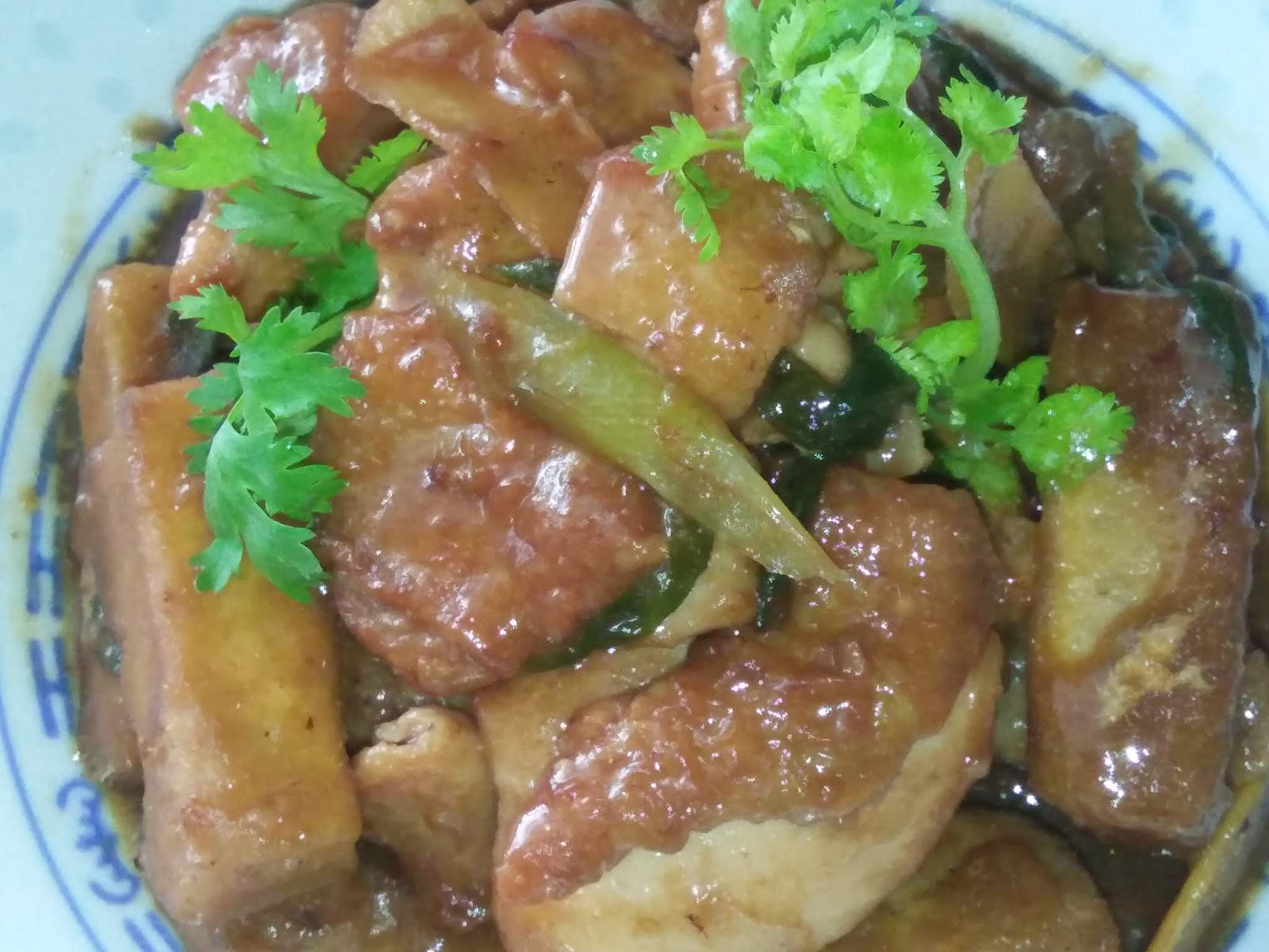 Cooking Pleasure: EZCR#126 - FRAGRANT YAM WITH CHICKEN