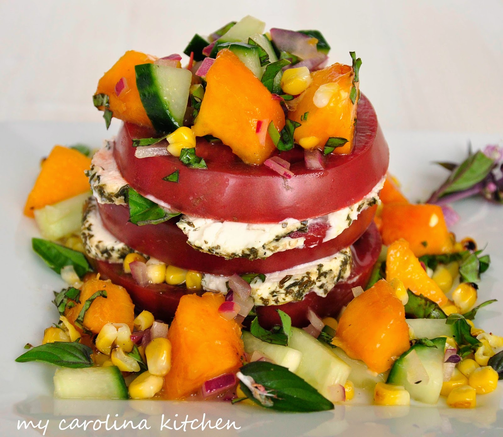 My Carolina Kitchen: Tomatoes and Peaches – a taste of summer