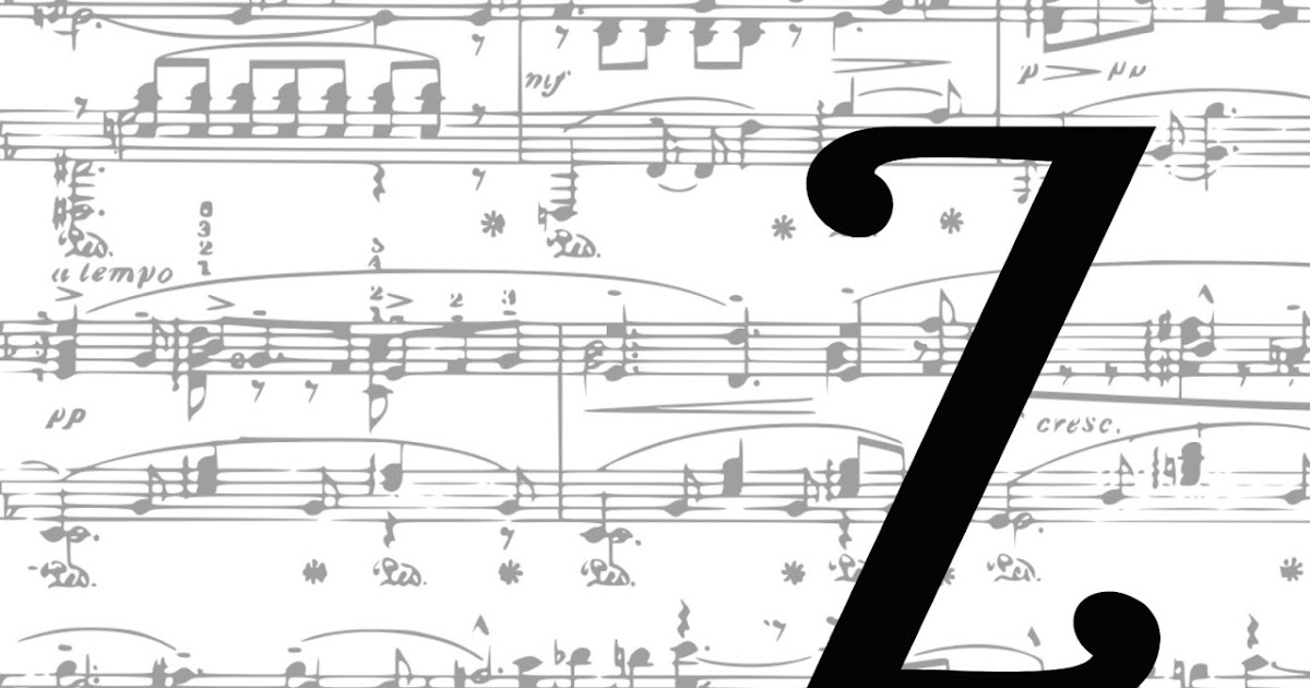 CJO Photo: Printable Initial Art: Musical Z