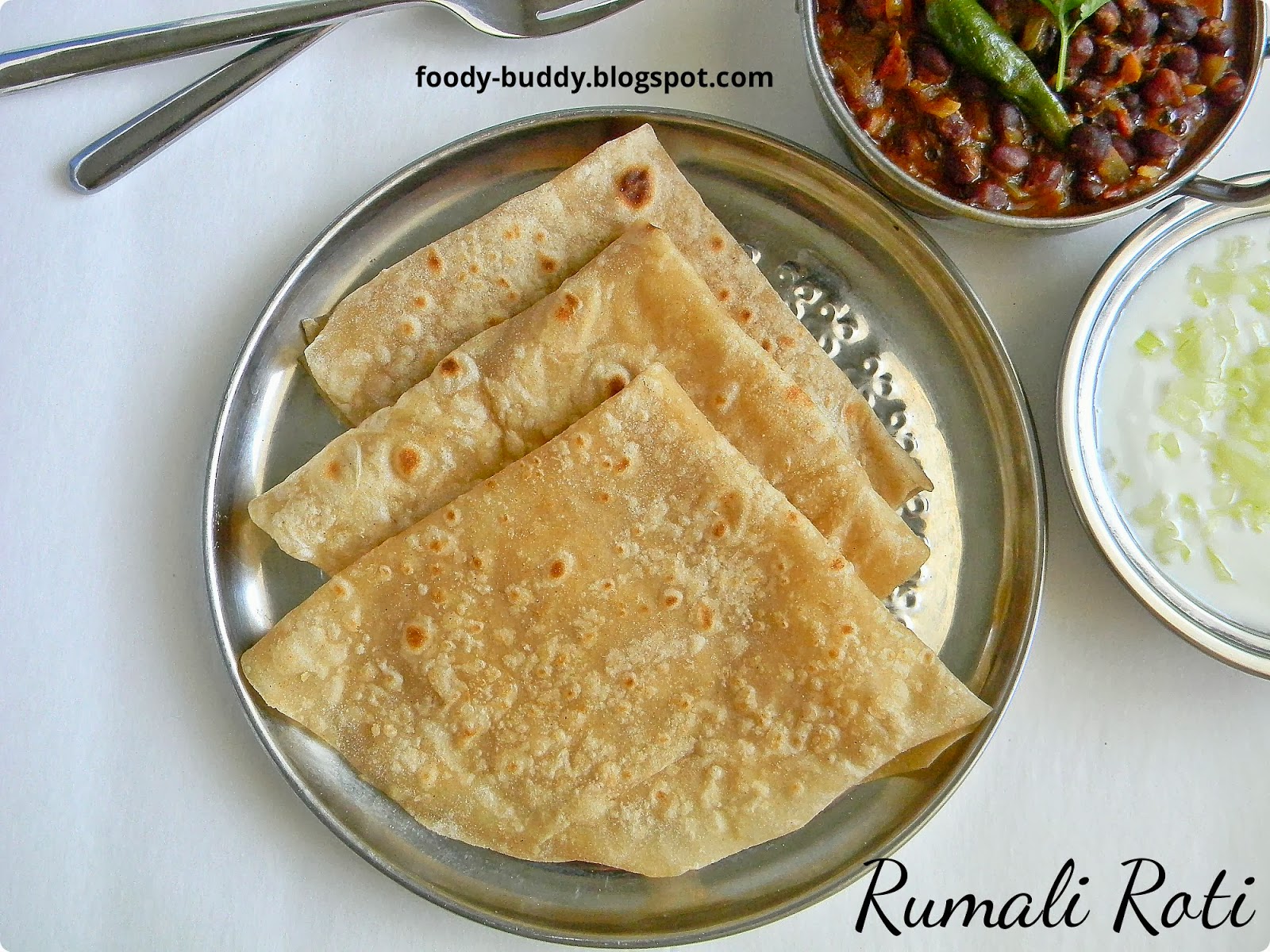 Foody - Buddy: ROOMALI ROTI RECIPE / QUICK RUMALI ROTI