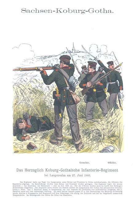abc wargamers: 1866 - S range - Part 3 Allied Infantry Saxe Coburg and ...