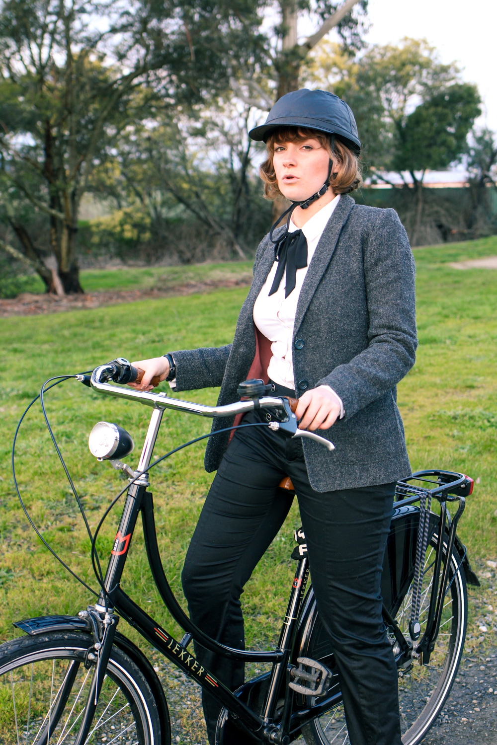 Preppy Bike Style - Finding Femme