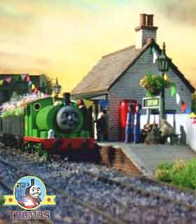 Thomas train Percy and the haunted mine ghostly garden trick gnomes ...