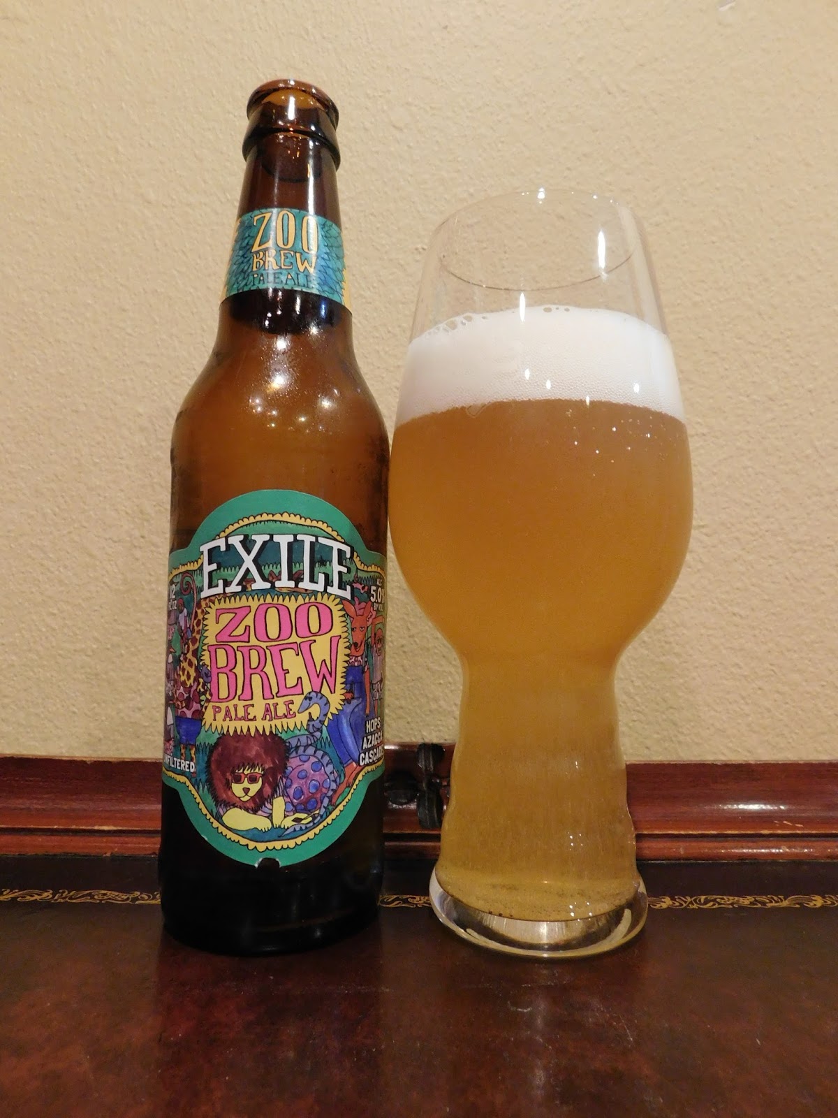 Doing Beer Justice: Exile Zoo Brew Pale Ale