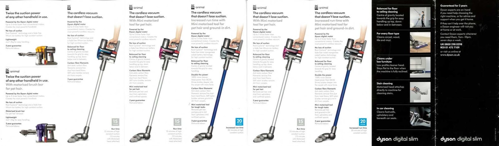 Dyson DC34 Digital Slim Brochure - September 2012