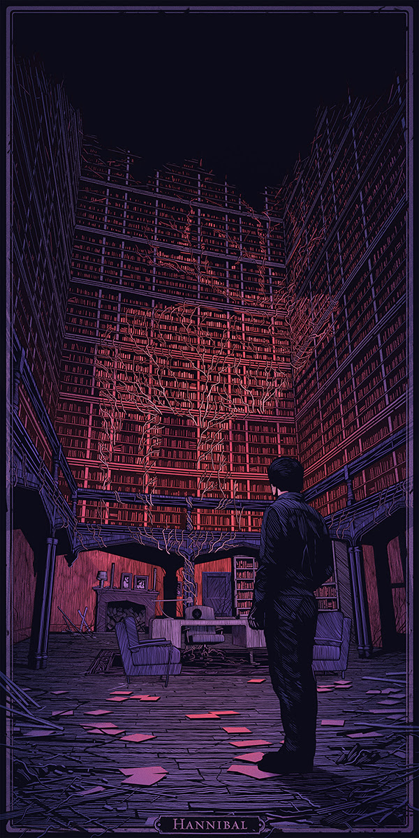 INSIDE THE ROCK POSTER FRAME BLOG: Daniel Danger Hannibal Poster For ...