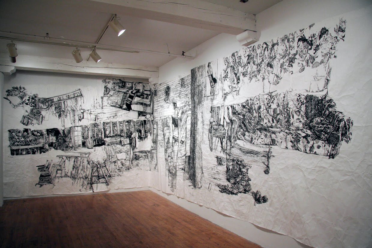 I Like Paints: Dawn Clements New Work with sculptures by Marc Leuthold