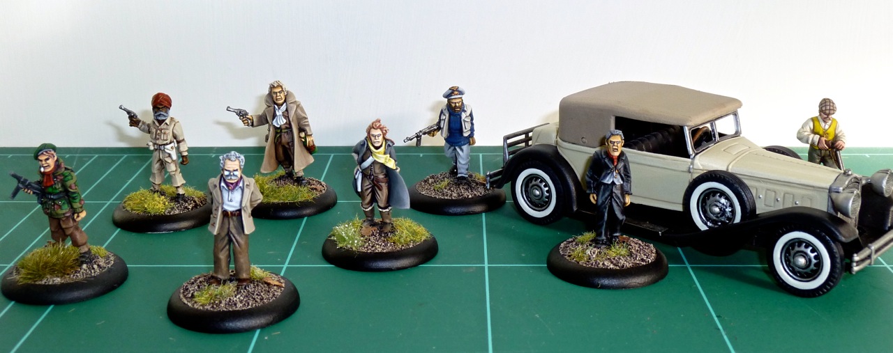 Analogue Hobbies: From PhilH: 28mm Pulp Action Figures (40 points)